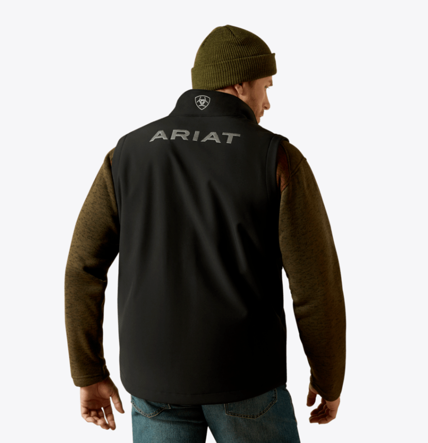 Ariat Men's Black Soft Shell Vest 10062587 | Corral Western Wear