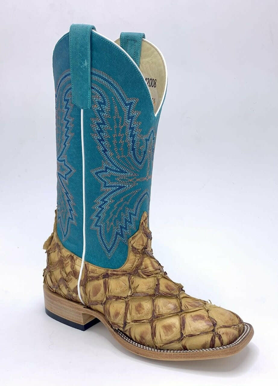 Macie Bean Antique Bass Turquoise Boot | Corral Western Wear