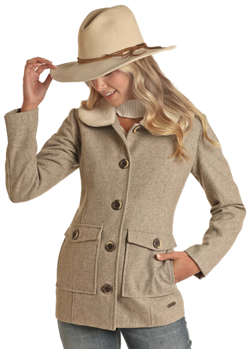Rock & Roll Women's Berber Wool Coat C4 DW92C01494 | Corral Western Wear