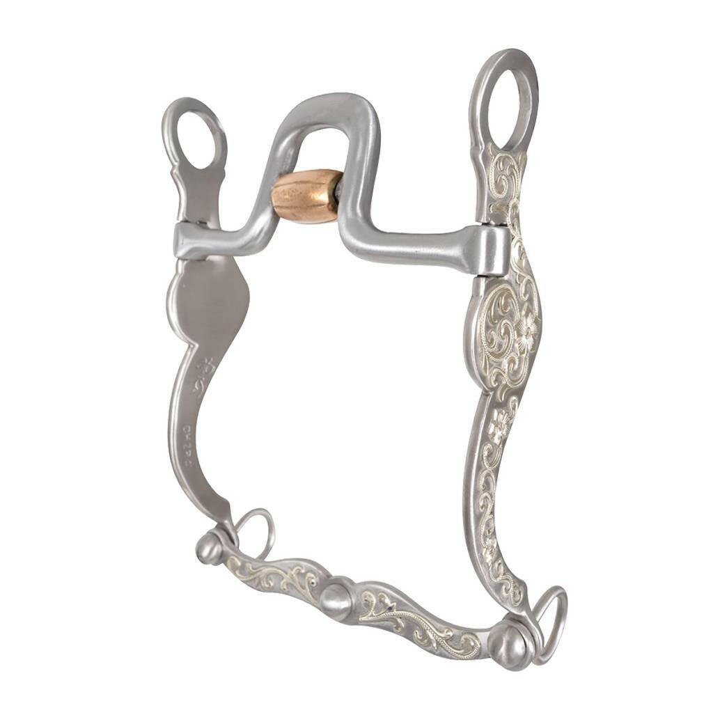 Classic Equine Flat Port Roller LV Cowhorse Bit LVCH2 | Corral Western Wear