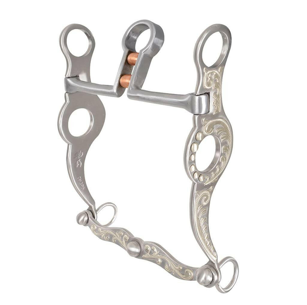 Classic Equine Keyhole with Double Roller LV Cowhorse Bit LVCH3 ...