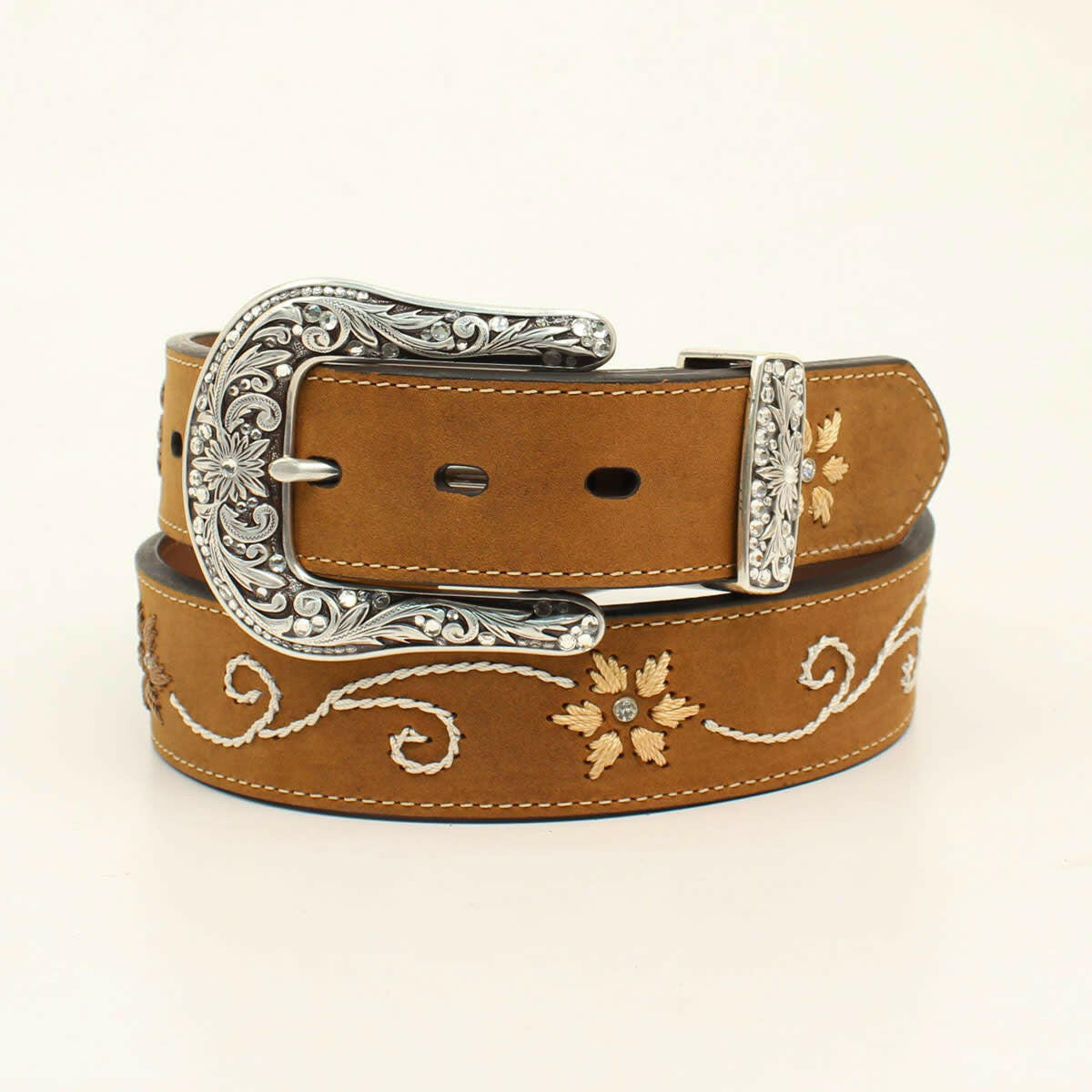 Nocona Women's Embroidered Floral and Scroll Belt | Corral Western Wear
