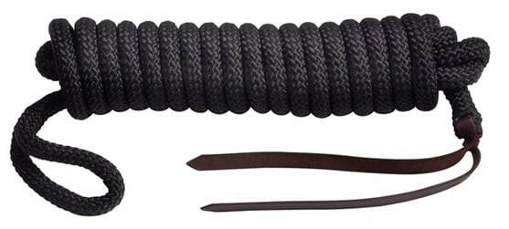 AHE TRAINING LEAD ROPE 23' W POPPER BLK 248-211 – Corral Western Wear