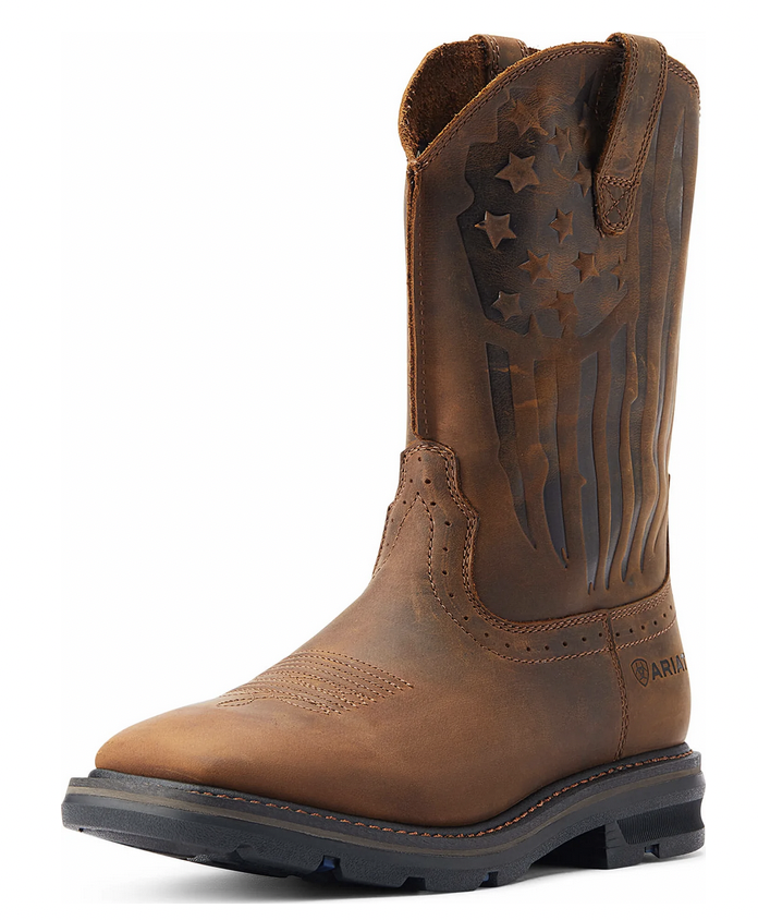 Ariat Men's Sierra Shock Shield Patriot Boot 10044505 – Corral Western Wear